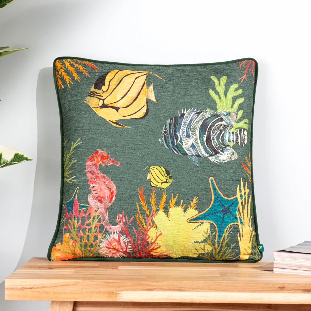 Abyss Under The Sea Cushion - Sofa Shop Norwich Norfolk Suffolk Anglia ...
