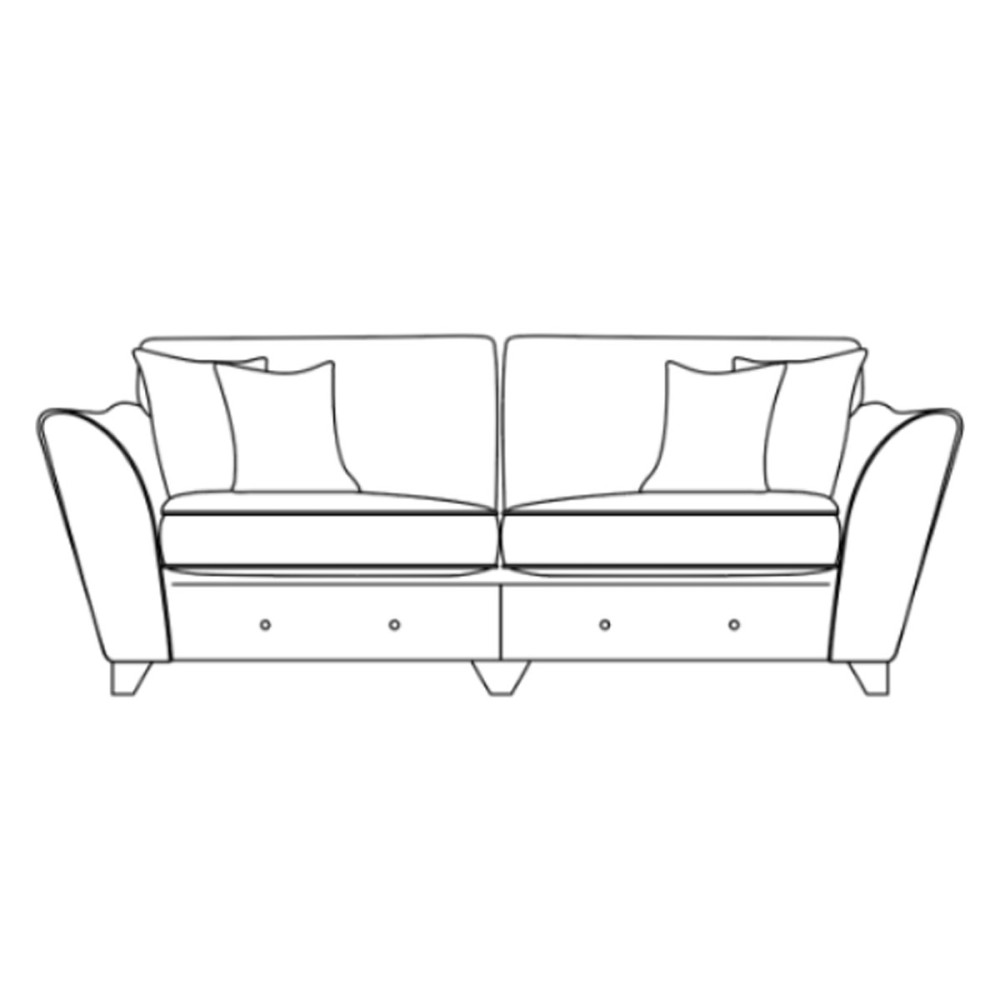 Cossey 4 Seater Sofa - Sofa Shop Norwich Norfolk Suffolk Anglia Sofas ...