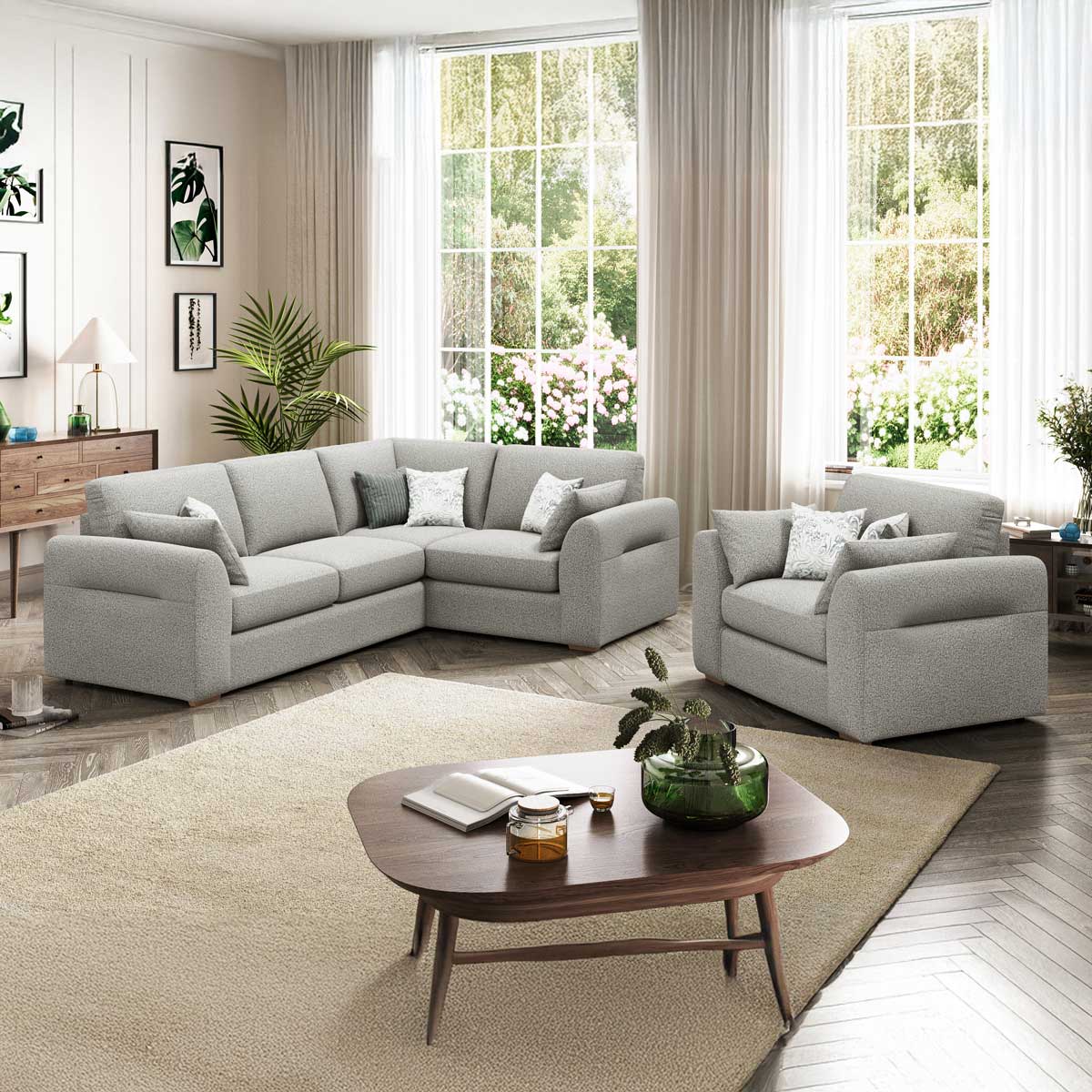 Gresham 2C1 Corner Sofa Small - Sofa Shop Norwich Norfolk Suffolk ...