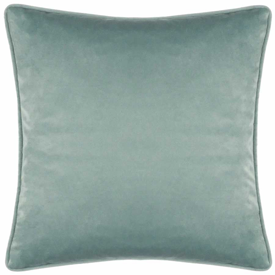 House of Bloom Zinnia Bee Repeat Cushion Steel Blue - Sofa Shop Norwich ...