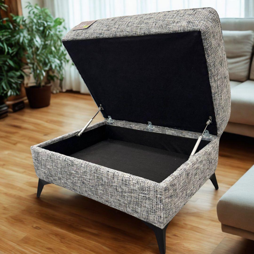 Lucca Storage Footstool - Sofa Shop Norwich Norfolk Suffolk Anglia ...